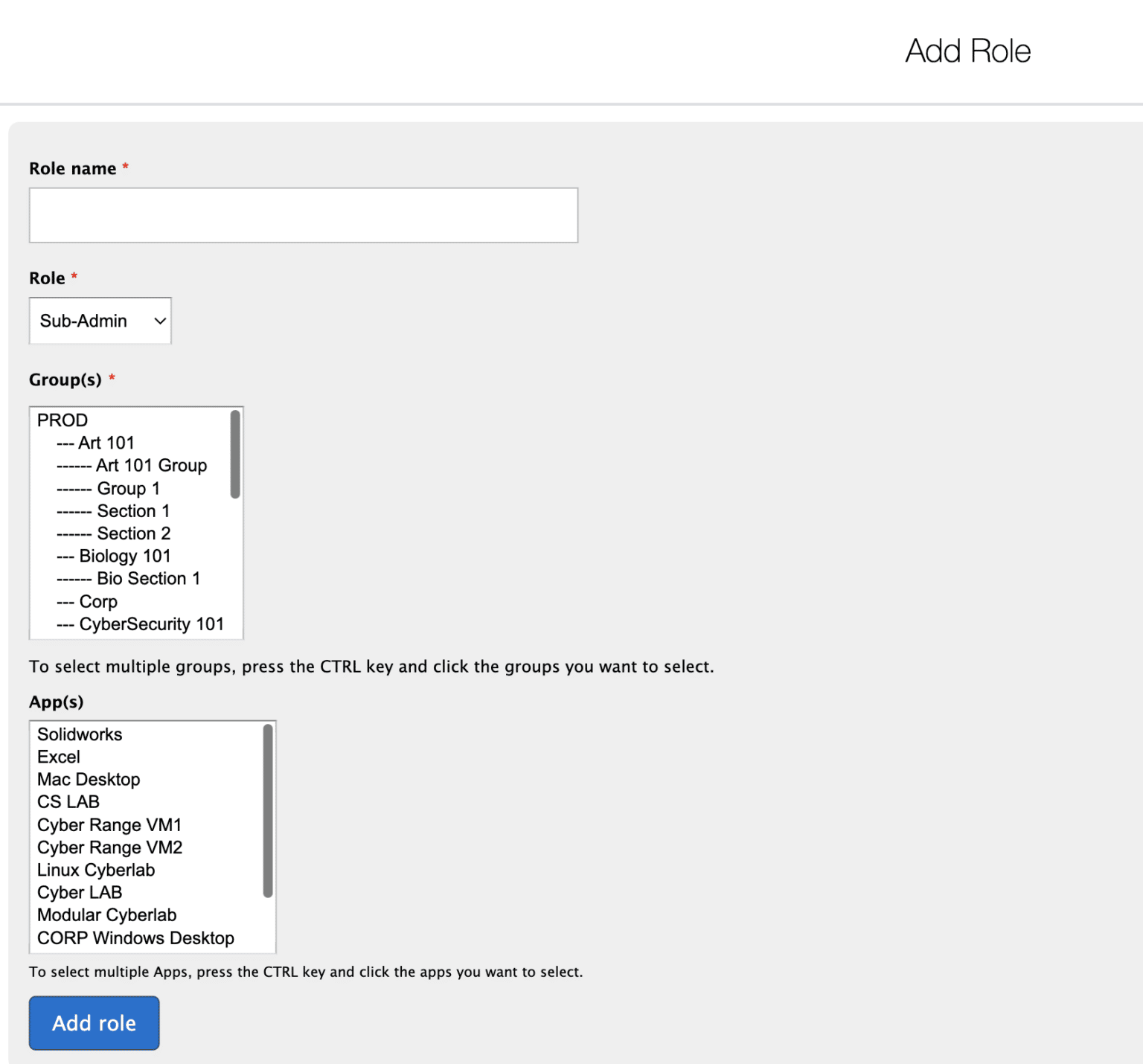 Defining Role Permissions – Help Center