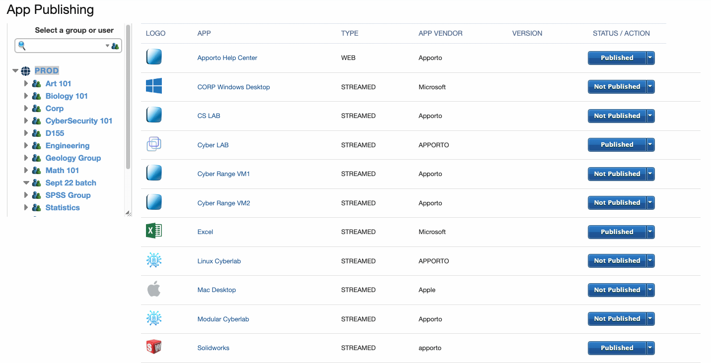 Publishing an App – Help Center